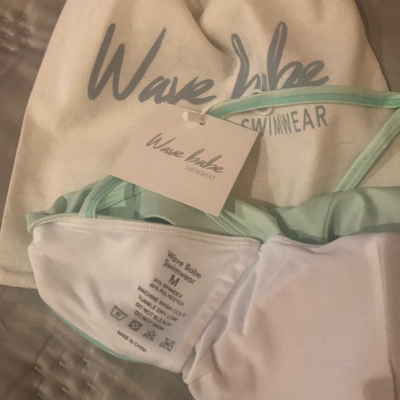wavebabe | Swim | Nwt Swim Bikini Top Santorini Medium | Poshmark